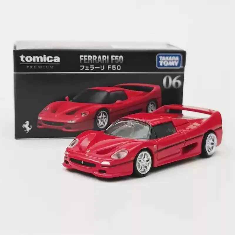 TOMY Tomica Premium 06 Ferrari F50, металлическая модель автомобиля, спортивная машина, японская версия