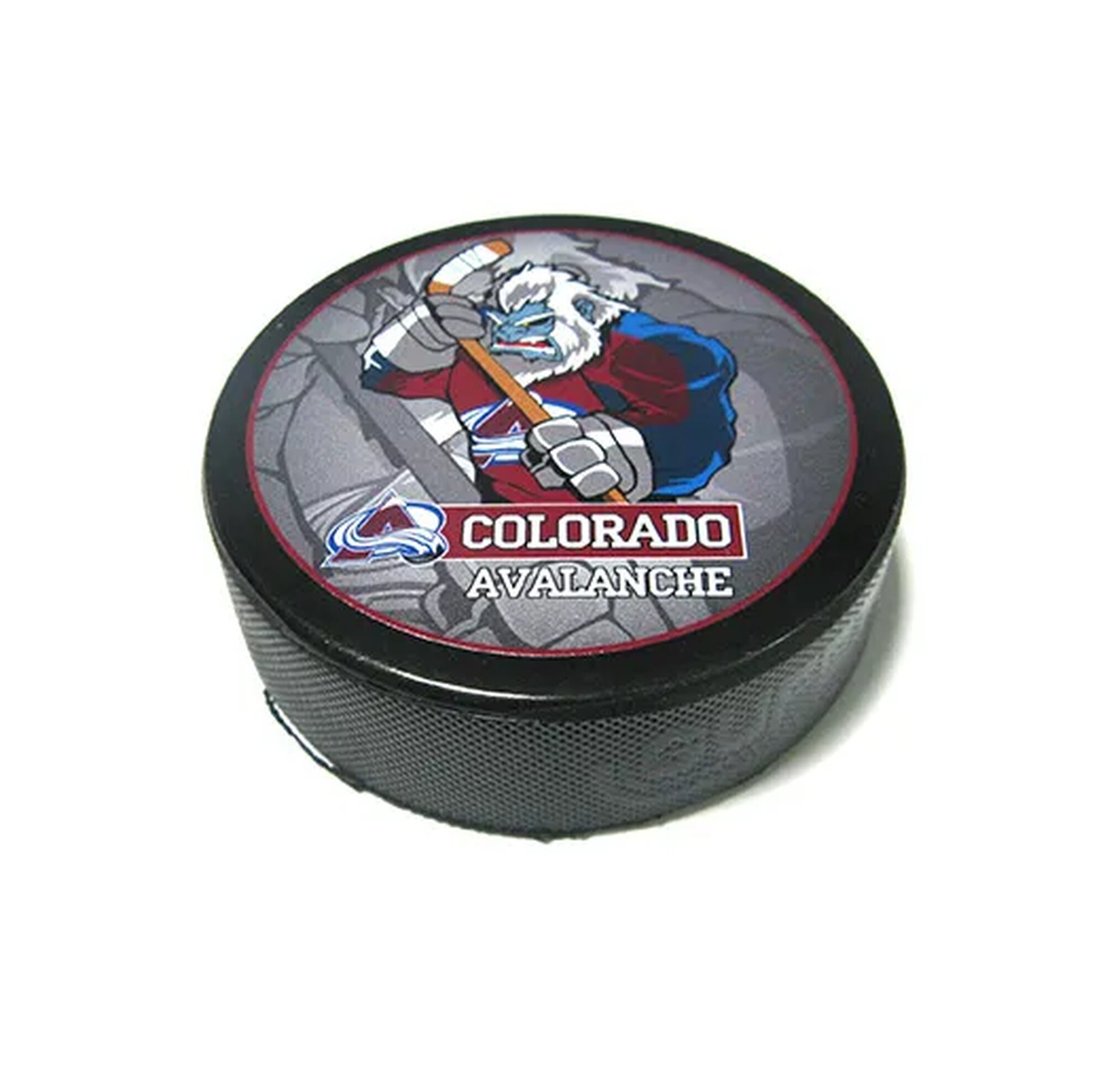 Шайба Rubena NHL Colorado Avalanche Mascot, 76 мм, цвет черный