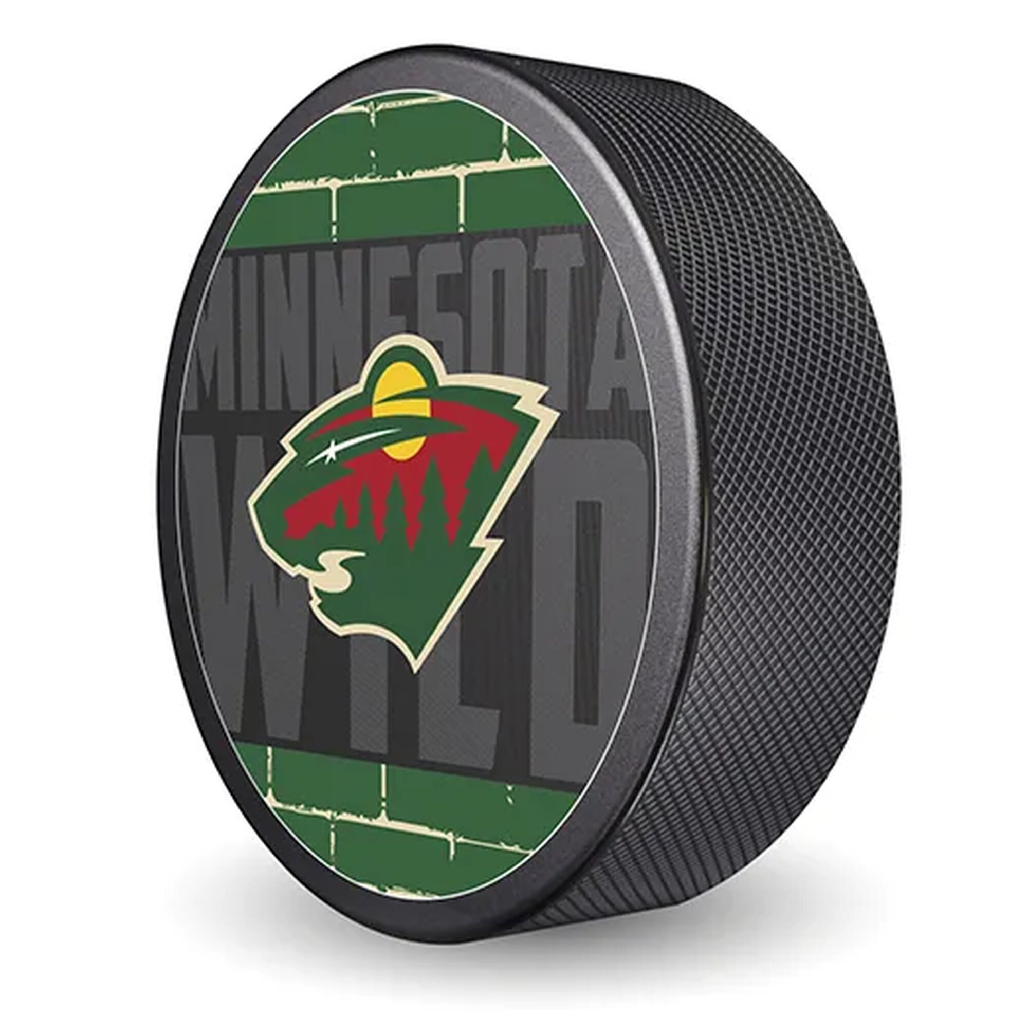 Шайба Rubena НХЛ 2023 Minnesota Wild 1-ст, 76 мм, цвет черный