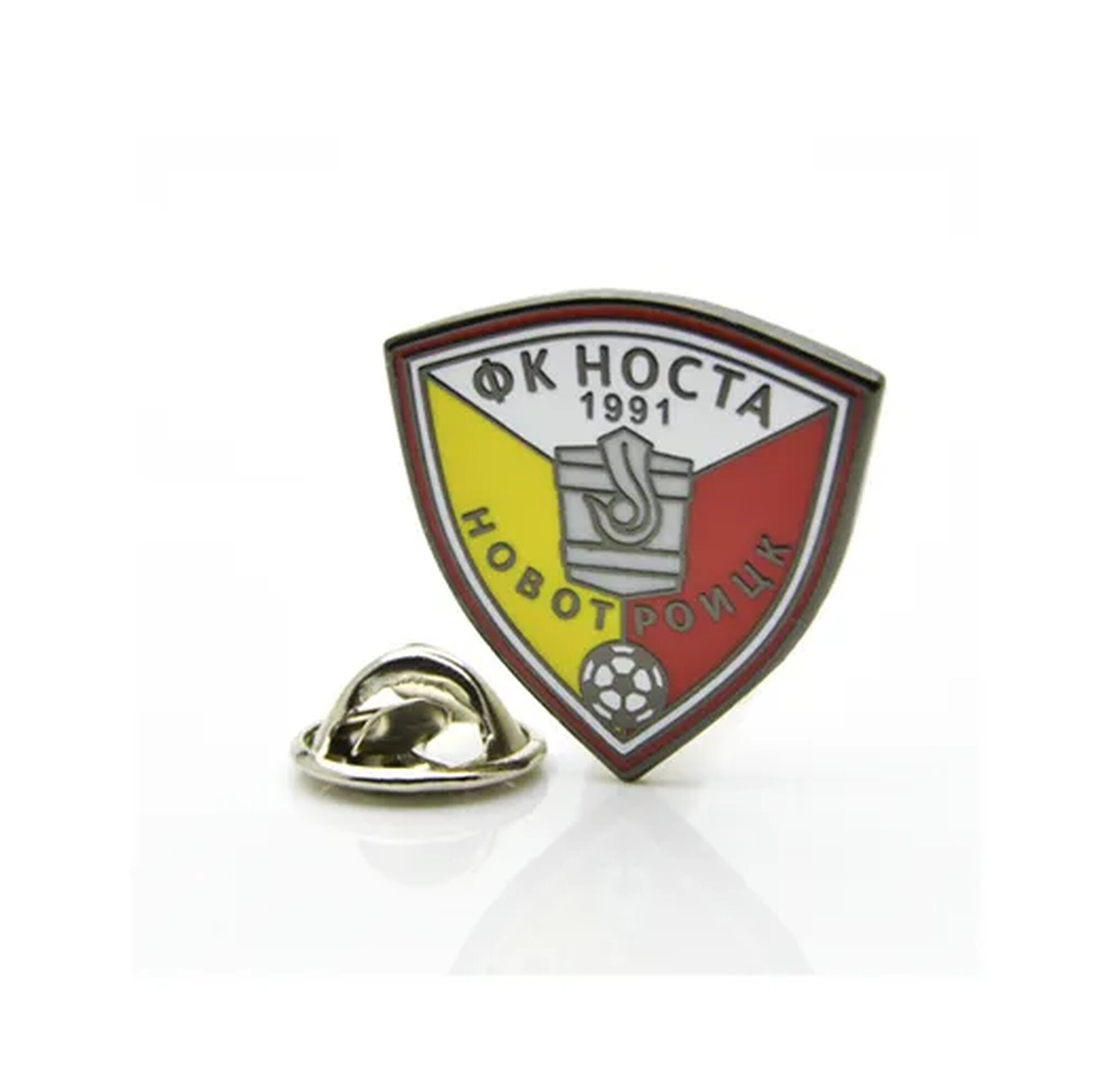 Значок ФК Носта Новотроицк, коллекционный, эмблема, металл, 22 мм