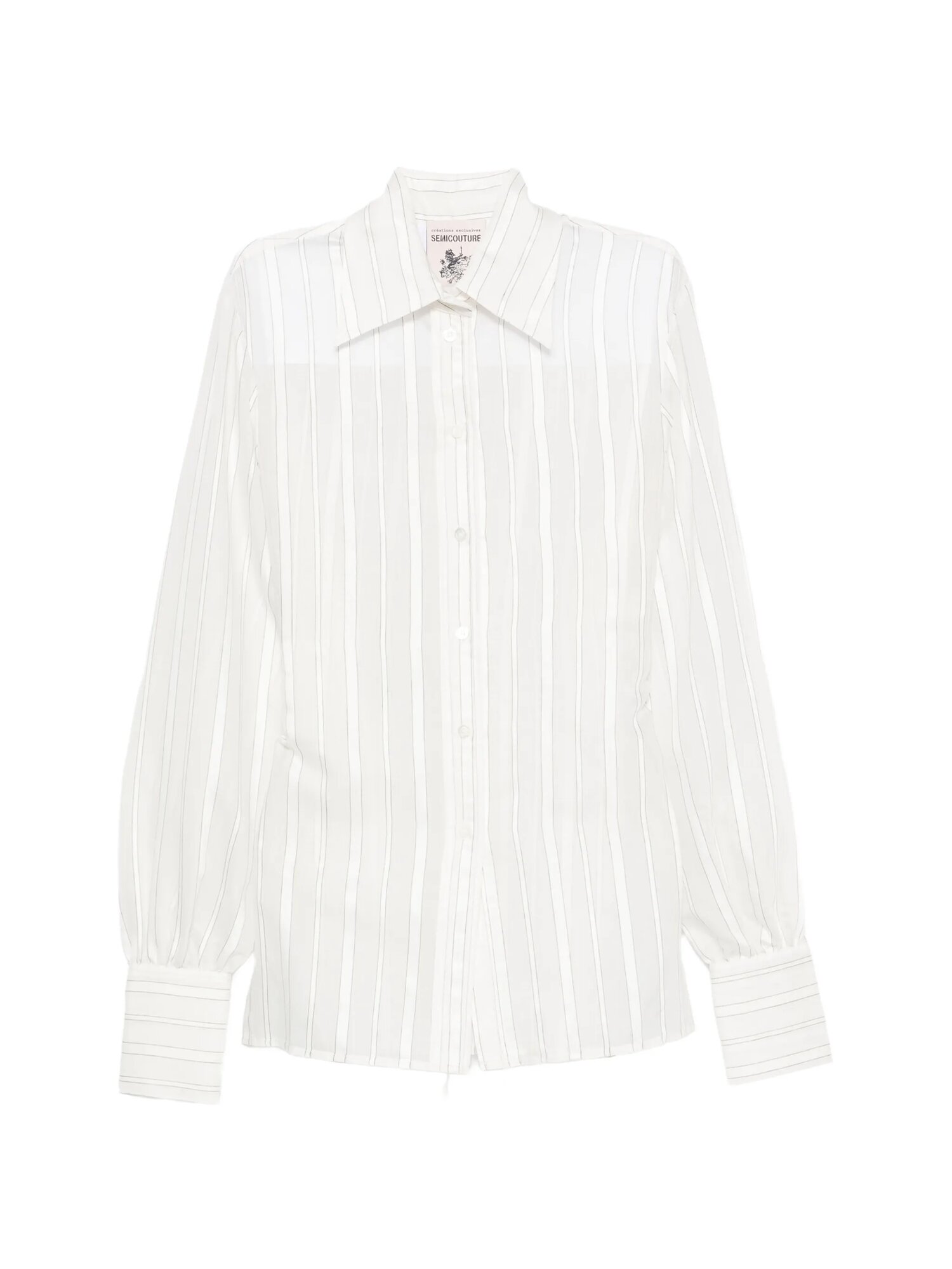 Рубашка Striped tie-back shirt