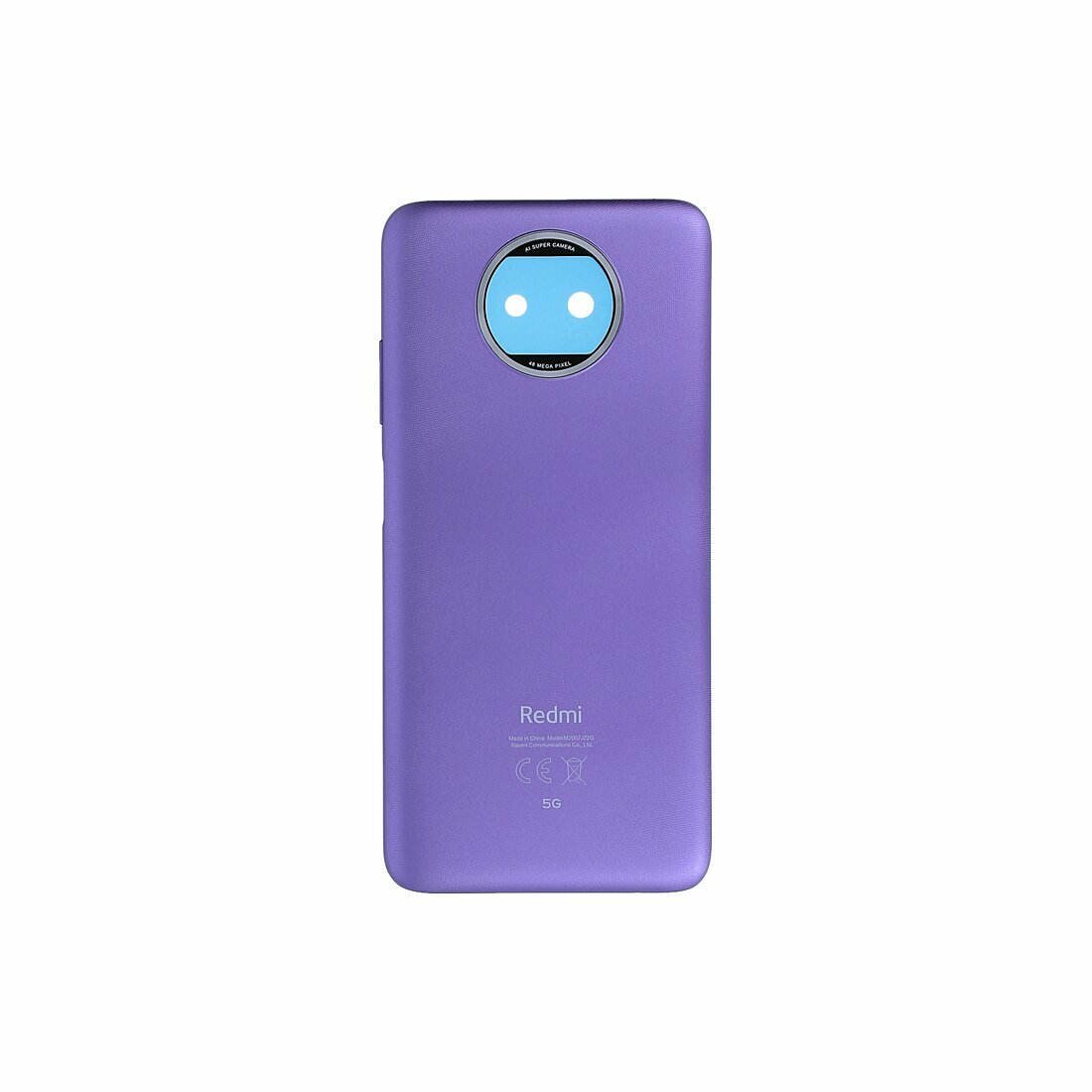 Задняя крышка для Xiaomi Redmi Note 9T фиолетовая