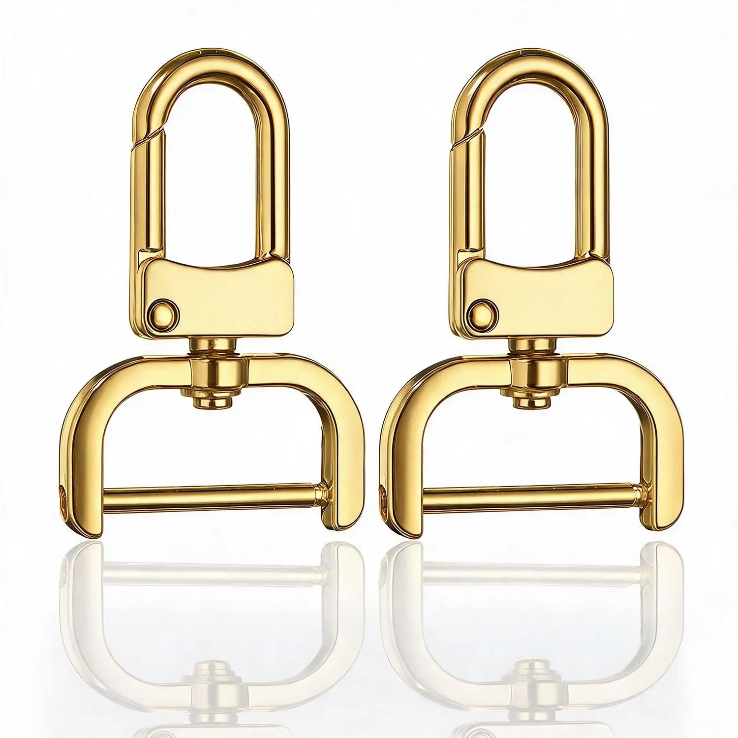2 шт. золотистые карабины MELORDY, цвет Gold