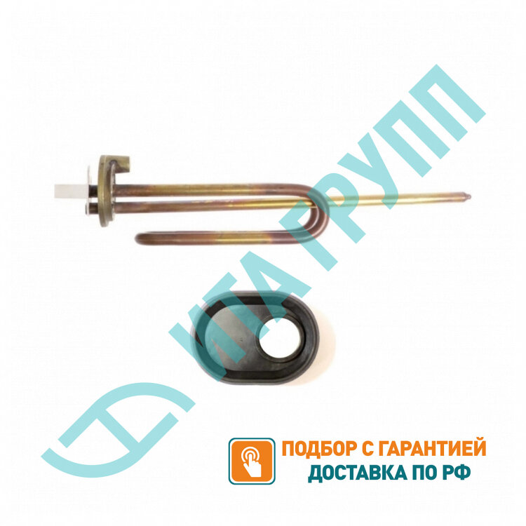 Комплект ТЭН 3кВт (3000Вт) RCA для водонагревателя Ariston под анод М5 + прокладка, R10038K2