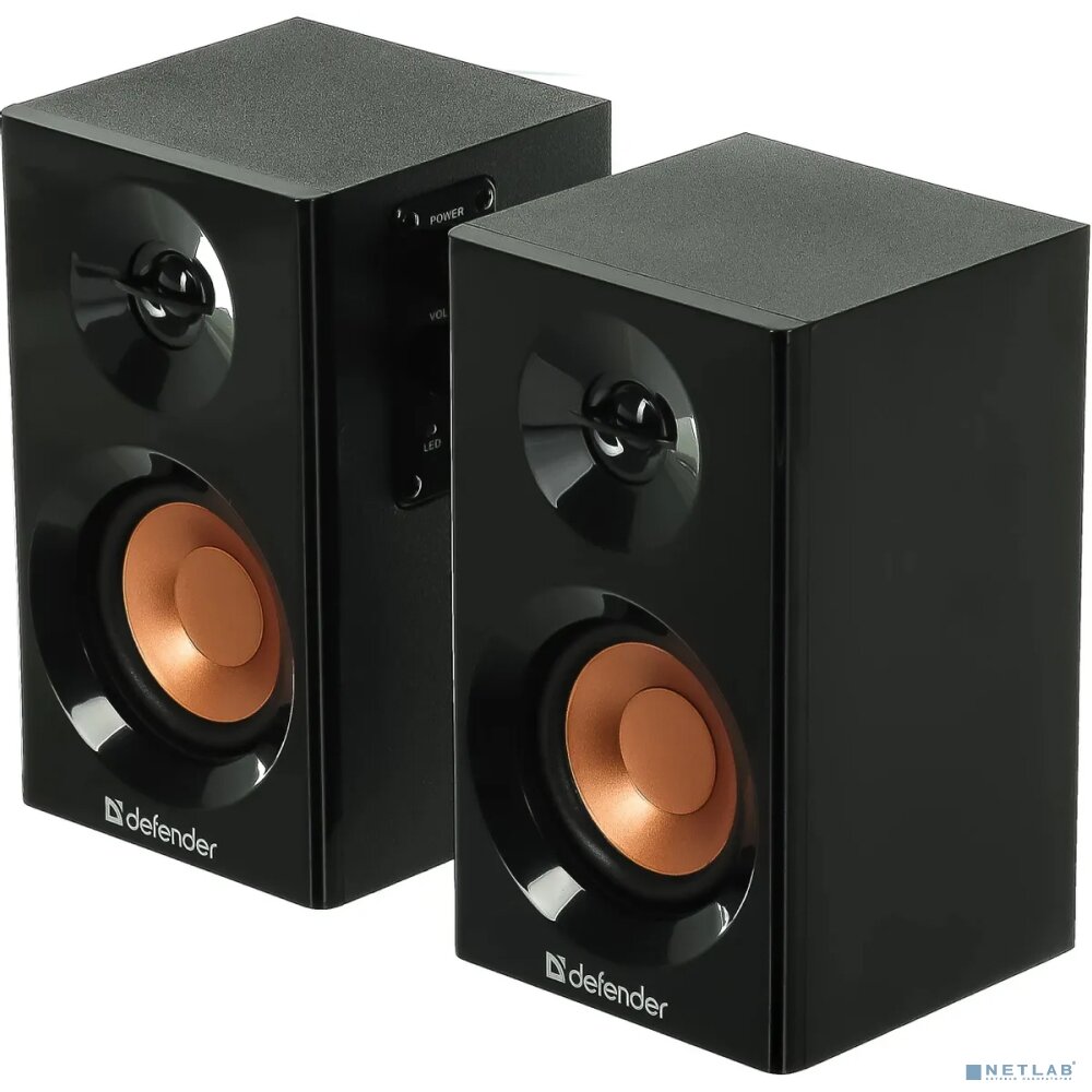 Defender AURORA S12 {2.0, Актив. колонки 2x6 W (RMS),100 Гц - 20 кГц} [65415]