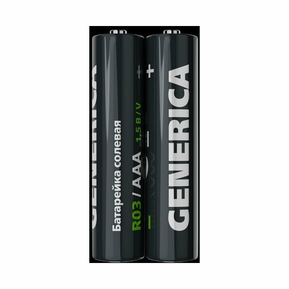 Солевая батарейка GENERICA r03/aaa (2шт/упаковка) ABT-R03-ST-S02-G