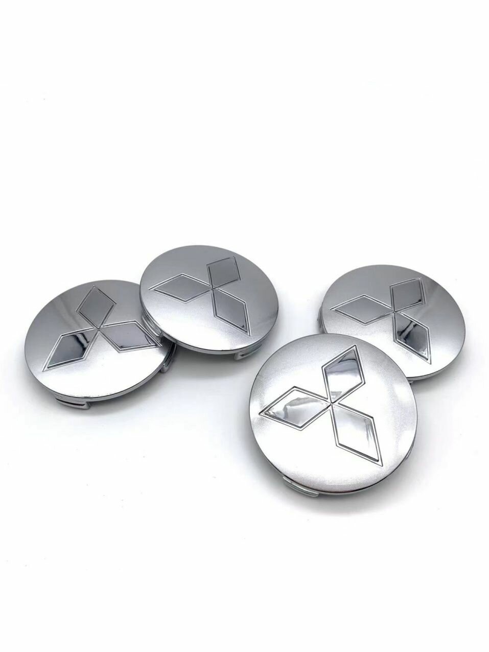 Колпаки ступицы для Mitsubishi 80 мм ABS+алюминий, комплект 4 шт — декоративные и защитные колпачки для дисков.