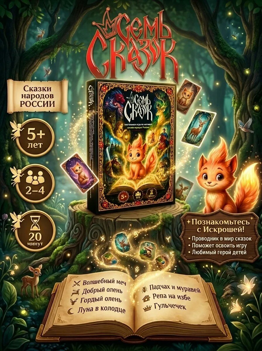 Настольная игра "Семь Сказок. Сказки народов России"
