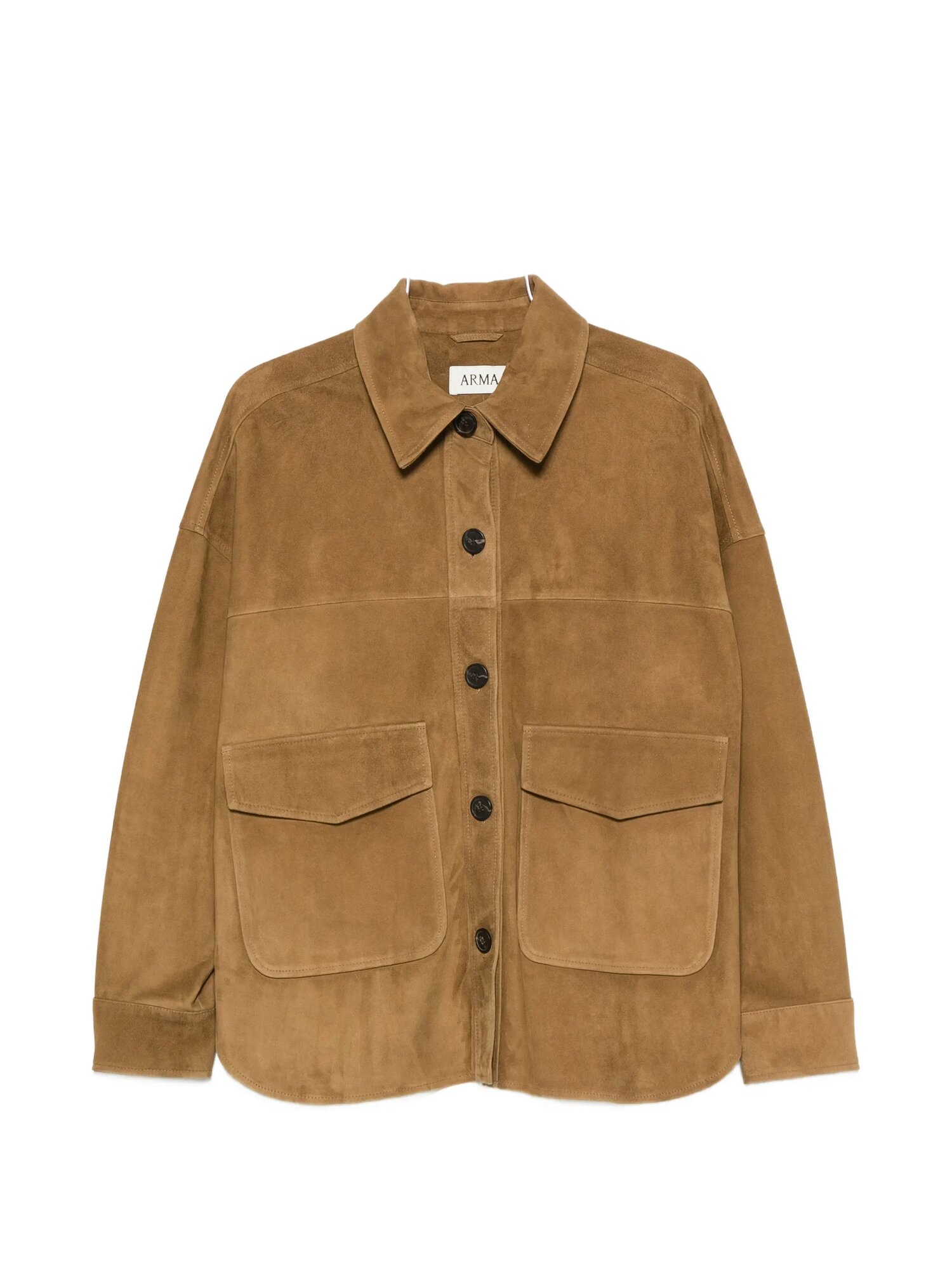 Куртка Suede flap-pocket jacket