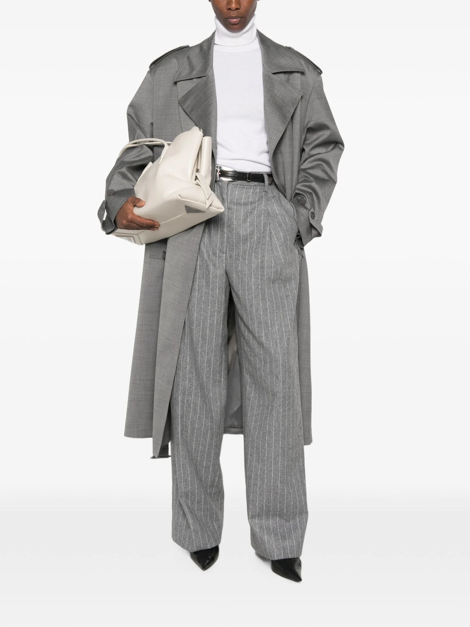 Брюки TheLatest E-Axel pinstripe-pattern tailored trousers, размер 40 — фото 1