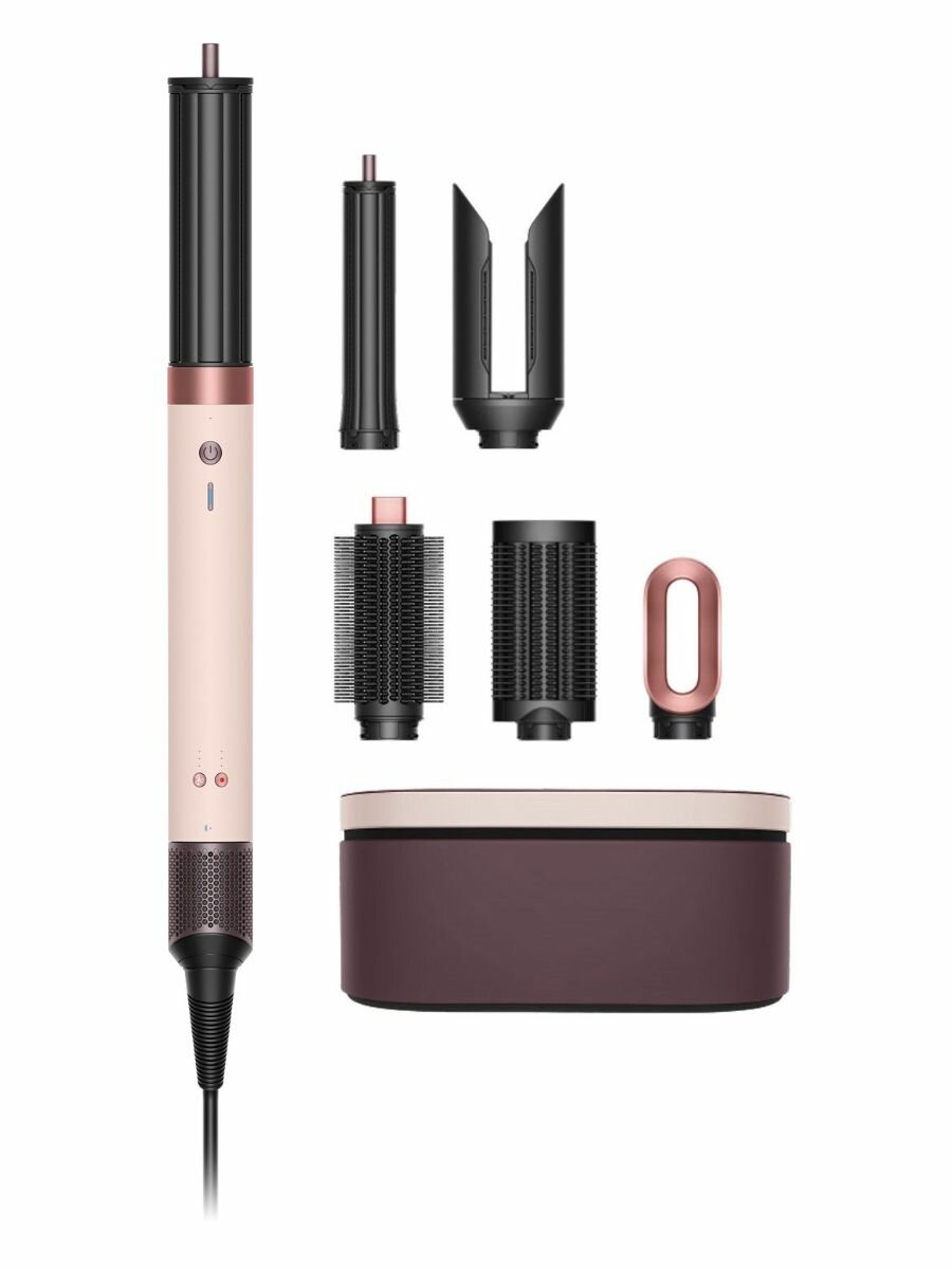 Стайлер для волос Dyson HS09 Airwrap Coanda 2x, 1700 Вт, ионизация, поддержка Bluetooth, Ceramic Pink/Roze Gold