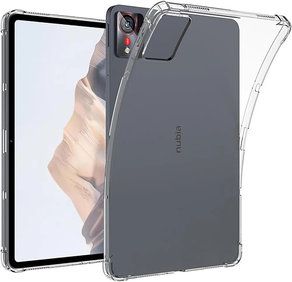 Чехол для Nubia Pad Pro, мягкий TPU силиконовый противоударный с усиленными углами, ультралегкий противоскользящий -бампер для Nubia Pad Pro