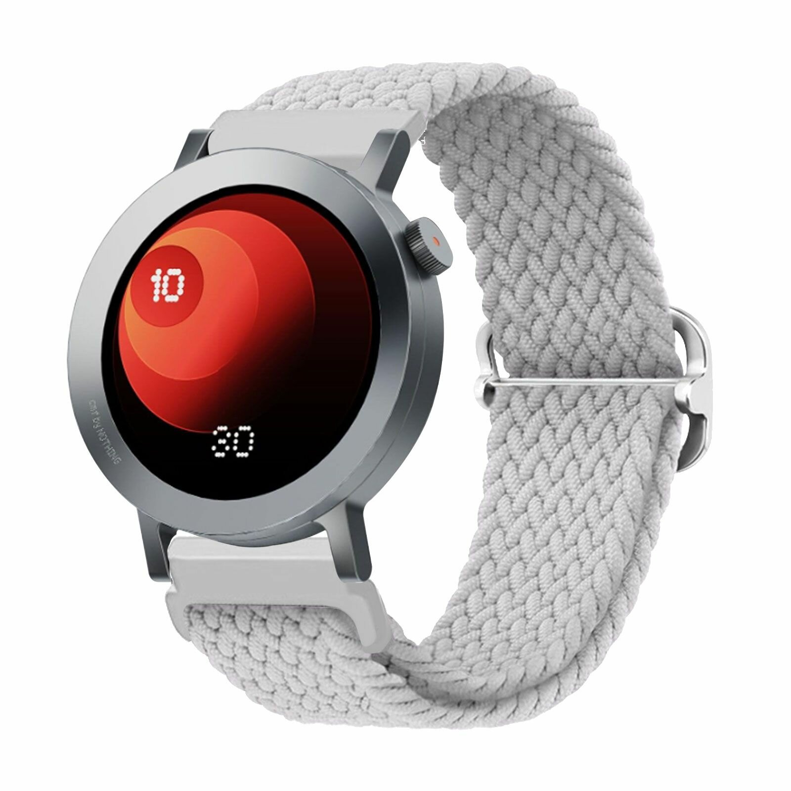 Эластичный браслет для CMF Watch Pro 2/CMF by Nothing Watch 3 Pro - регулируемый нейлоновый ремешок с металлическим замком нейлоновый ремешок с металлическим замком регулируемый браслет для часов