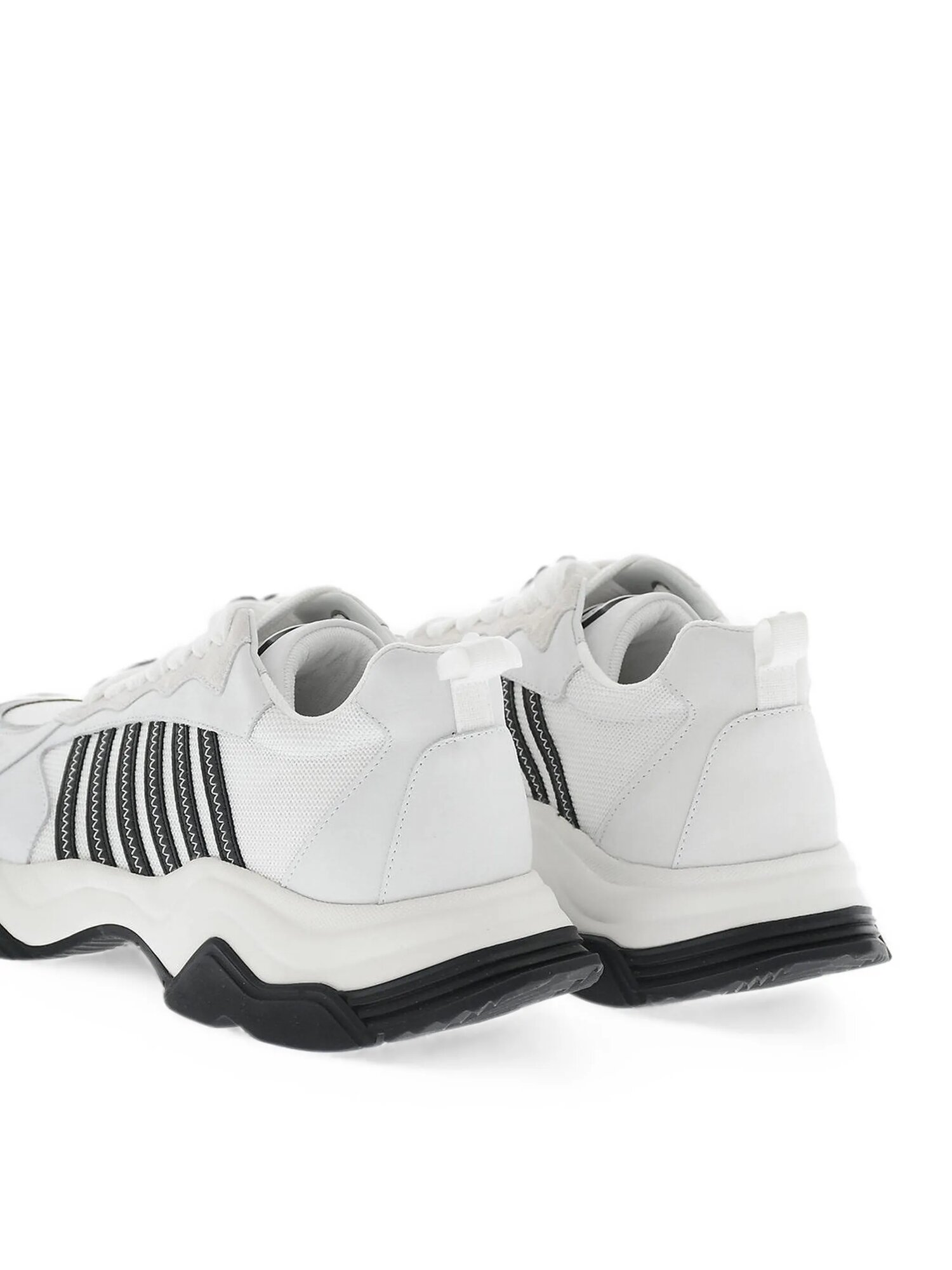 Кроссовки DSQUARED2 Wave sneakers, размер 45.5, бежевый/белый — фото 1