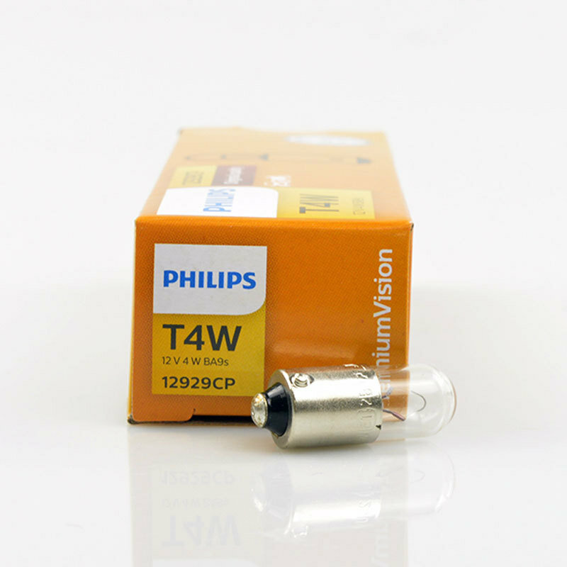 Philips T4W 12V Автомобильная лампа противотуманного света Миниатюрный размер