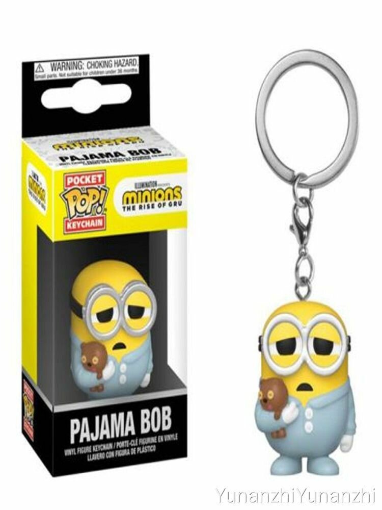 Брелок Pop Pocket Миньоны из мультфильма Гадкий я — коллекционная фигурка-брелок для фанатов