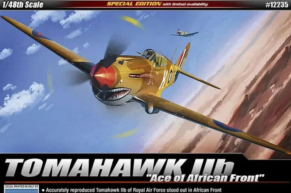 Academy AC12235 1/48 TOMAHAWK IIB "АСО африканского фронта" сборная модель самолета