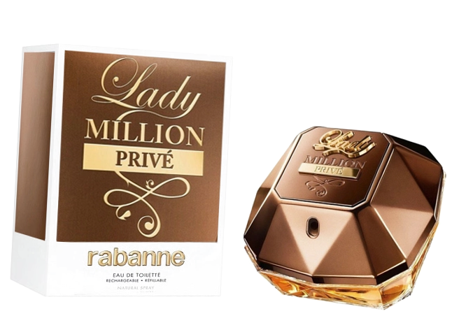 Женская парфюмерная вода Paco Rabanne Lady Million Prive 80 мл - Леди Миллион Прайв