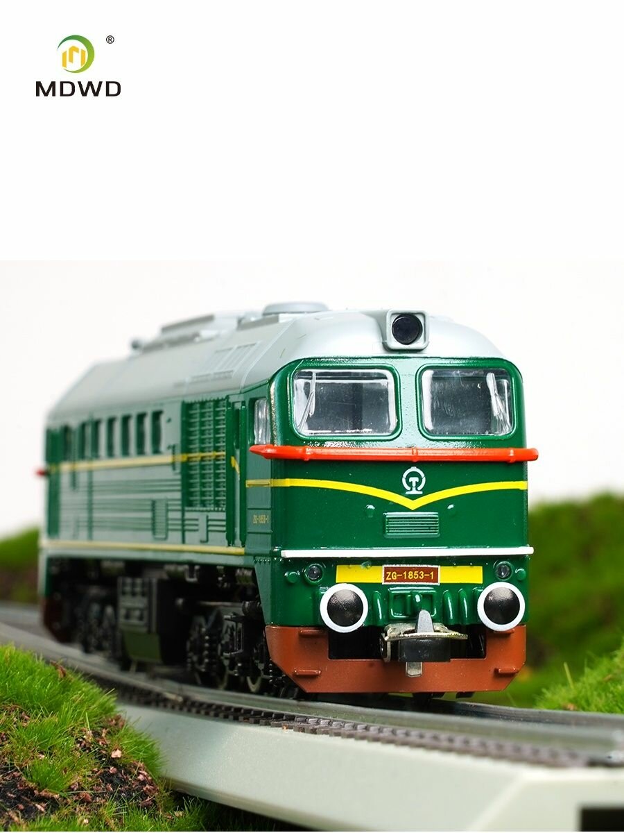 Модель локомотива тепловоз масштаб HO 1 87 двигатель 14 вольт