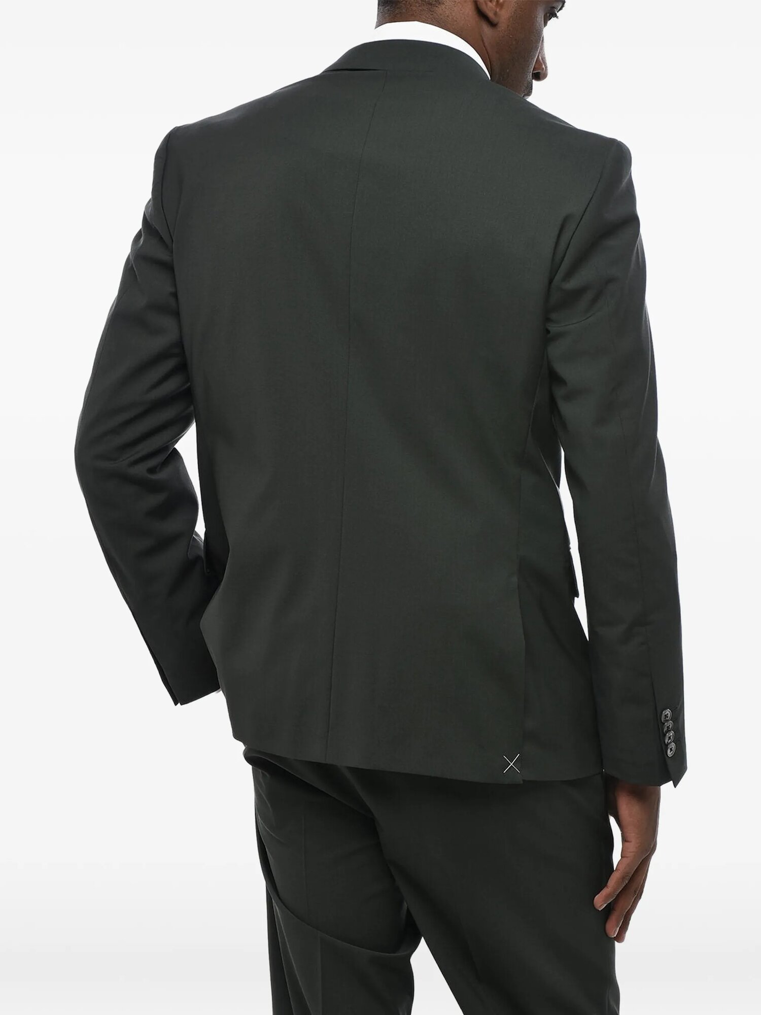 Комбинезон Corneliani Single-breasted peak-lapel suit, размер 56, green — фото 1