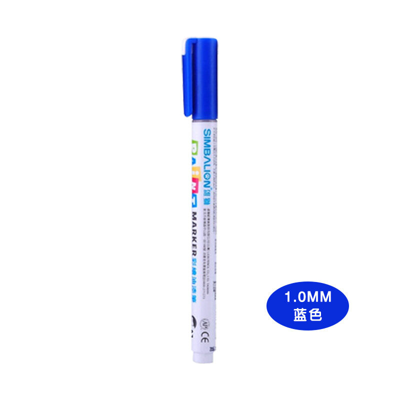 Ручка-маркер "Lion paint pen", синяя, 1,0мм