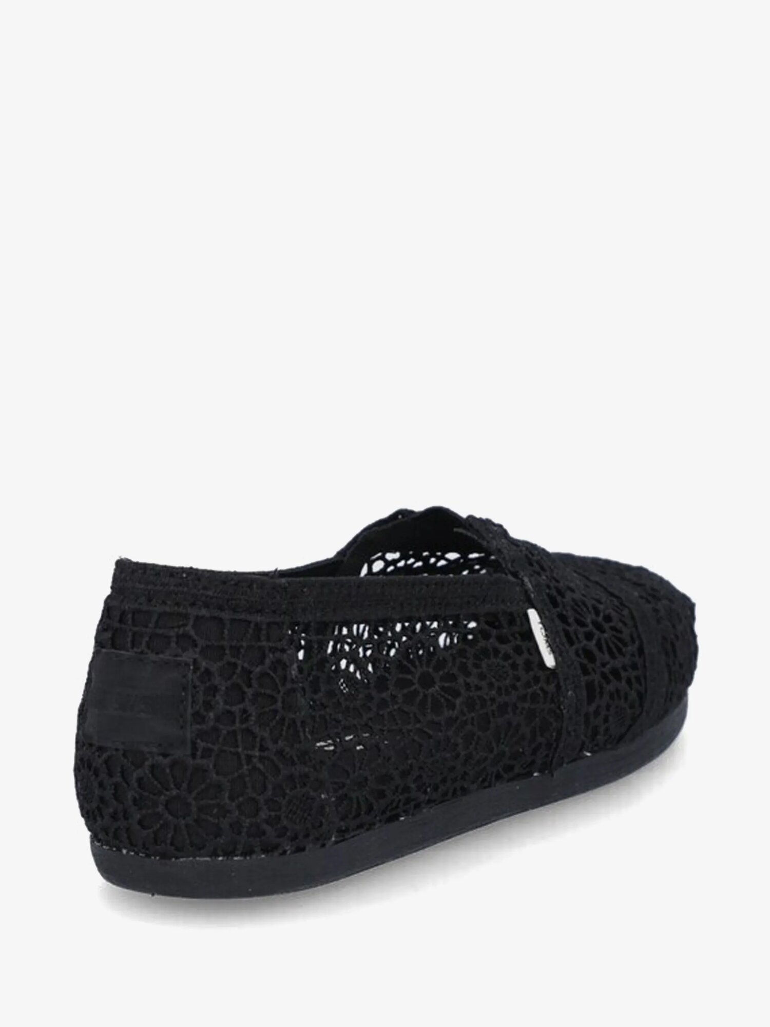 Эспадрильи TOMS Crochet flat espadrilles, размер 38, черный — фото 1