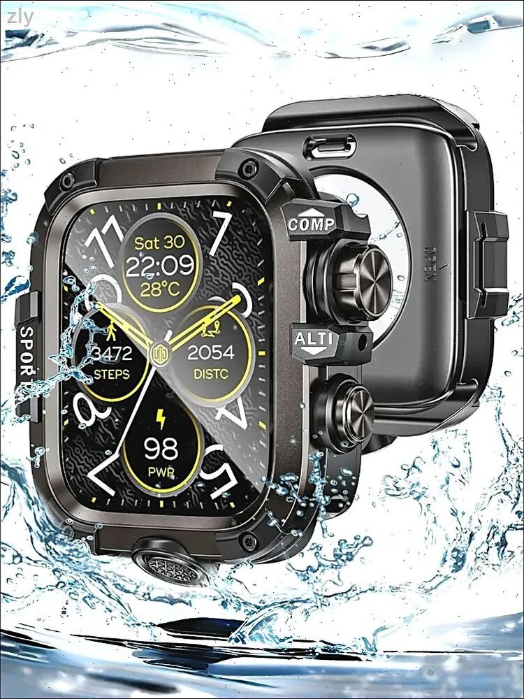 Металлический защитный чехол бампер для Apple Watch Series 4/ 5/ 6, SE 44мм с противоударными свойствами, Функция хранителя экрана