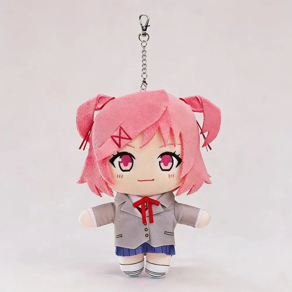 Игрушка мягкая аниме Doki Doki Literature Club! Natsuki / Нацуки плюшевая игрушка 10 cm