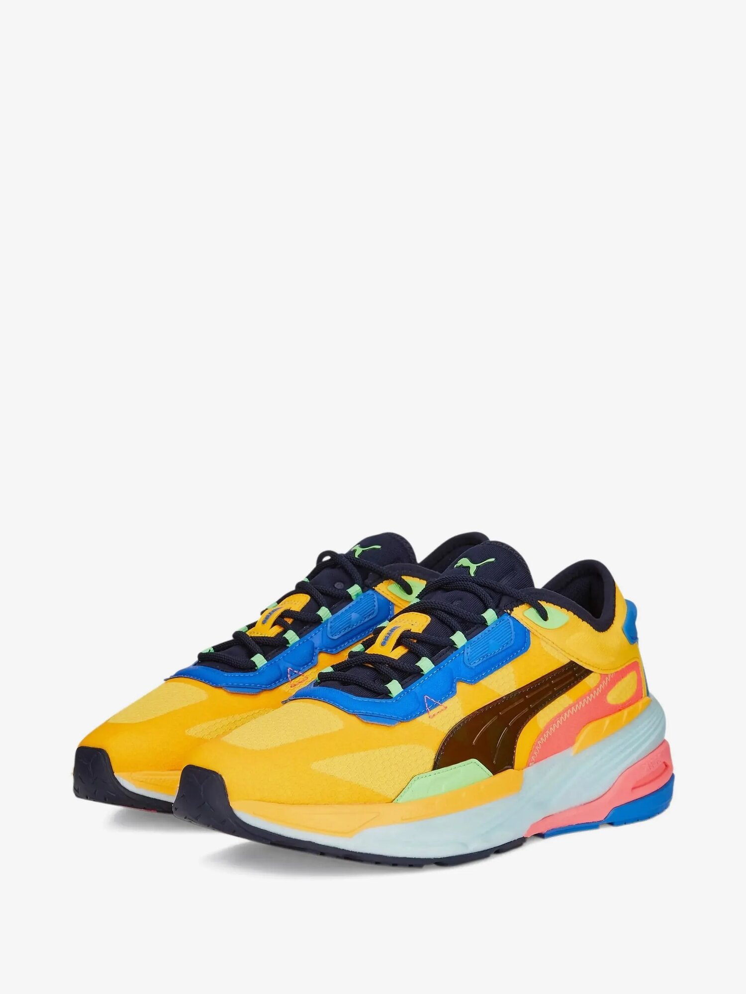 Кроссовки PUMA Extent Nitro, размер 9.5, светло-желтый — фото 1