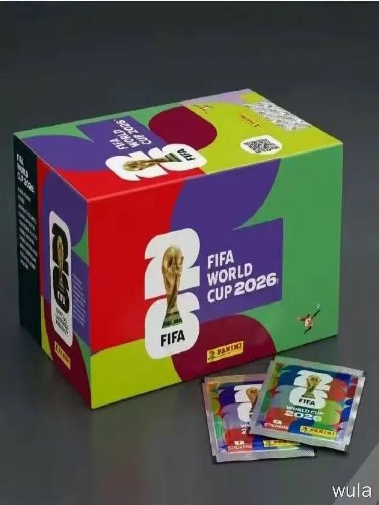 Наклейки FIFA World Cup 2026 Panini в коробке 100 пакетов с альбомом для коллекции и подарка