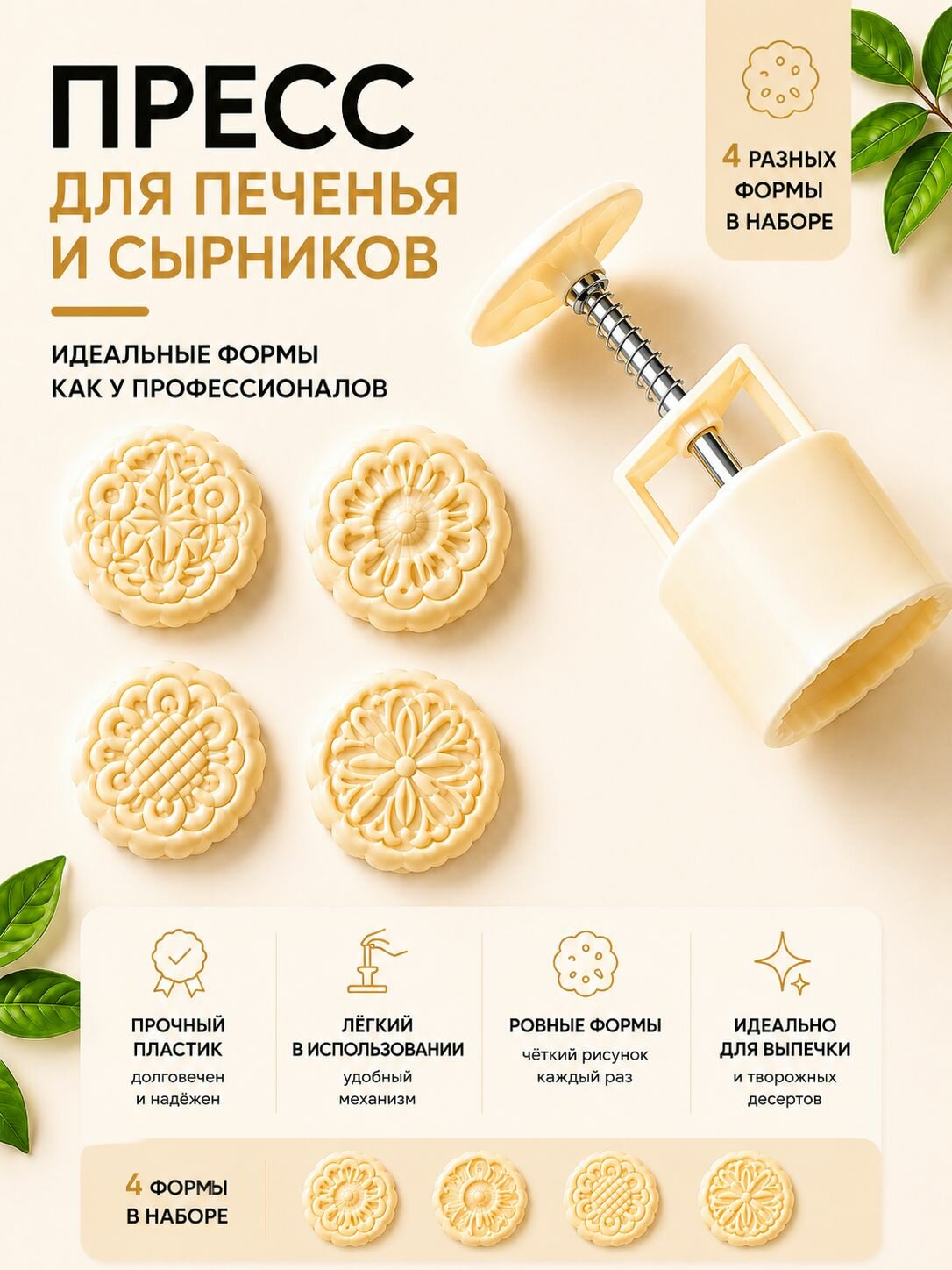 Пресс для печенья, сырников, пряников