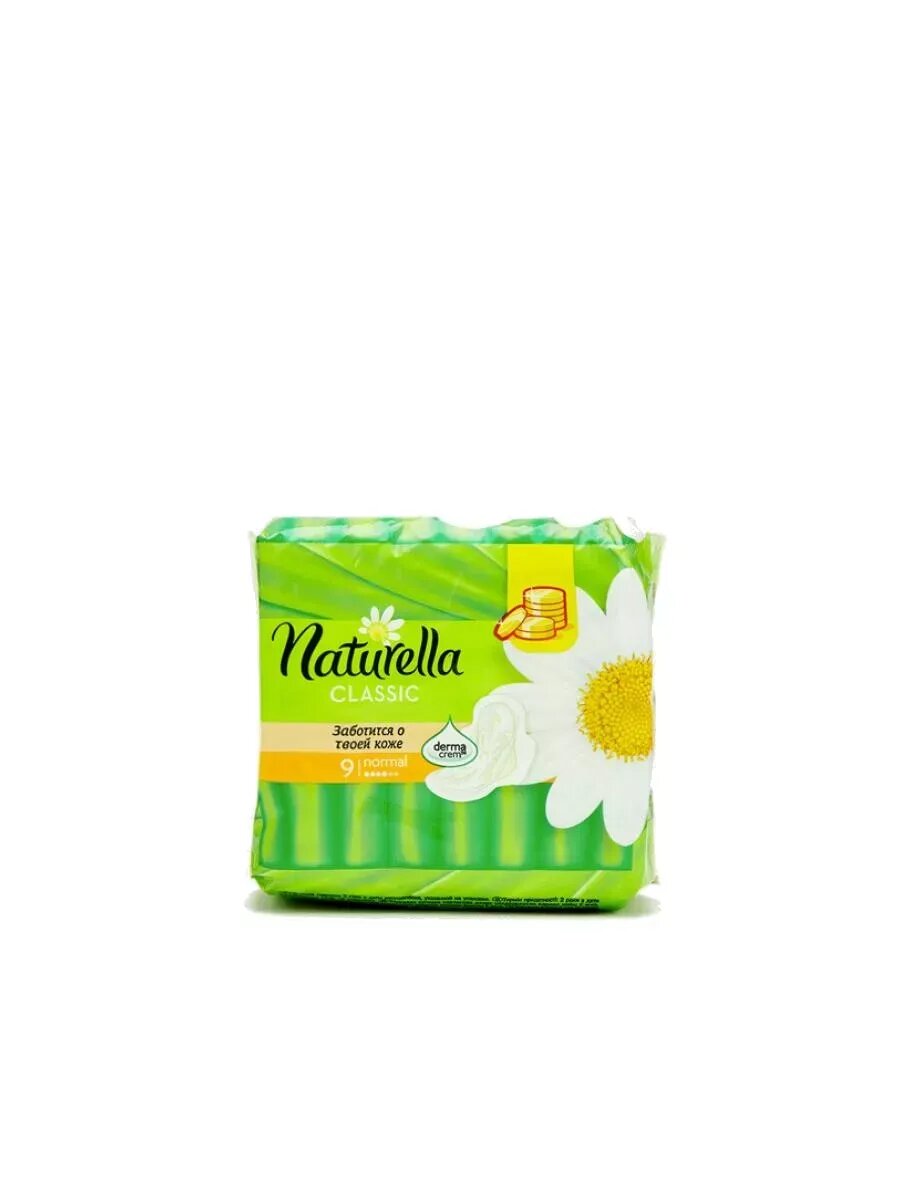 NATURELLA Classic Normal, Прокладки с крылышками, 9мл