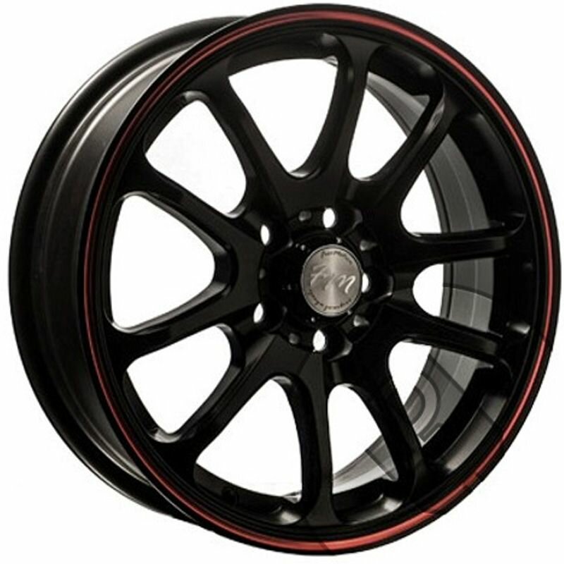 Автодиск FM B357 7,5J*17 5*114,3 ET45 DIA73,1 Matt Black+Red