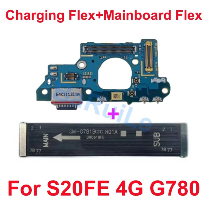 Плата зарядки Samsung S20FE 4G G780