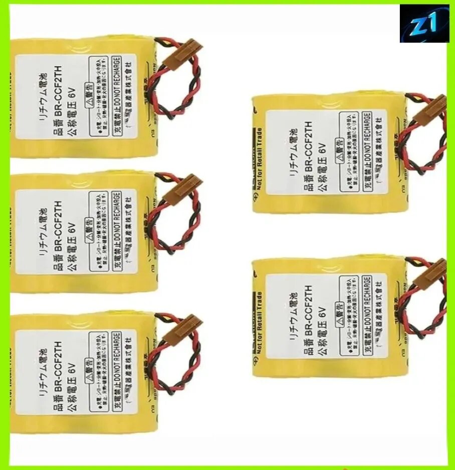 BR-CCF2TH Аккумулятор для Fanuc Oi Mate Model-D A06 Аккумулятор A98L-0001-0902 A06B-6073-K001 (6 В, 5000 мАч, 5 шт.)-. Z1