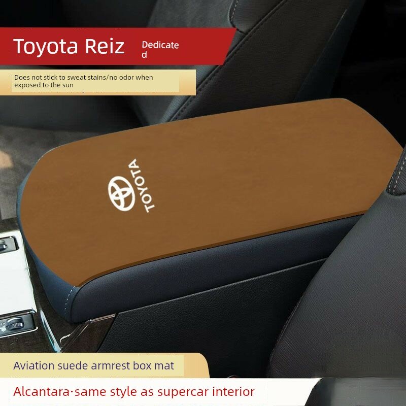 Toyota Mark X 2010-2013 Накладка на консоль салона автомобиля антипрокольная, бордовая