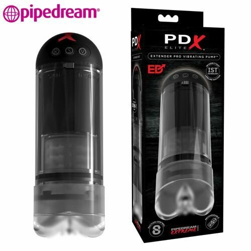 Pipedream Вакуумная вибропомпа мастурбатор PDX ELITE Extender Pro Vibrating Pump