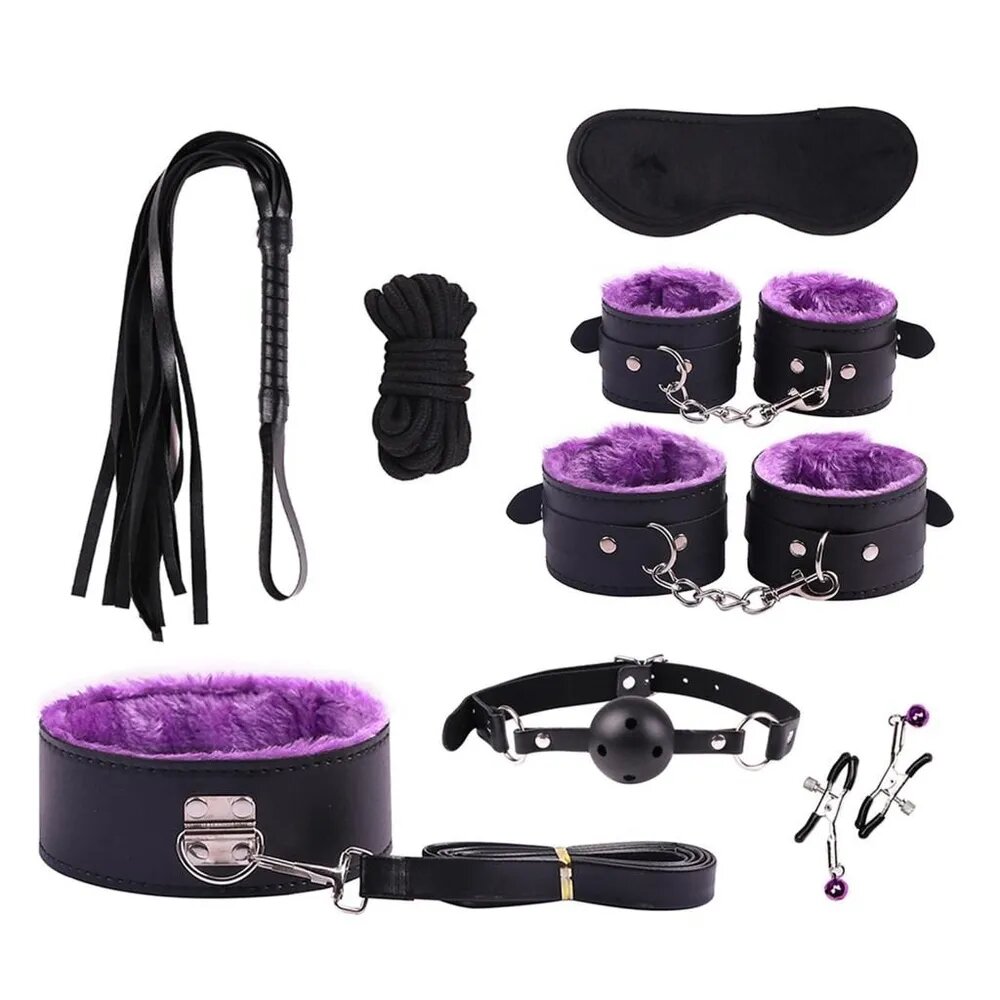 Набор для бондажа BDSM, Фиолетовый