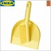 IKEA Набор для уборки желтый, комплект: совок и щетка, полипропилен, для автомобиля и дома, размеры 26x18x8 см