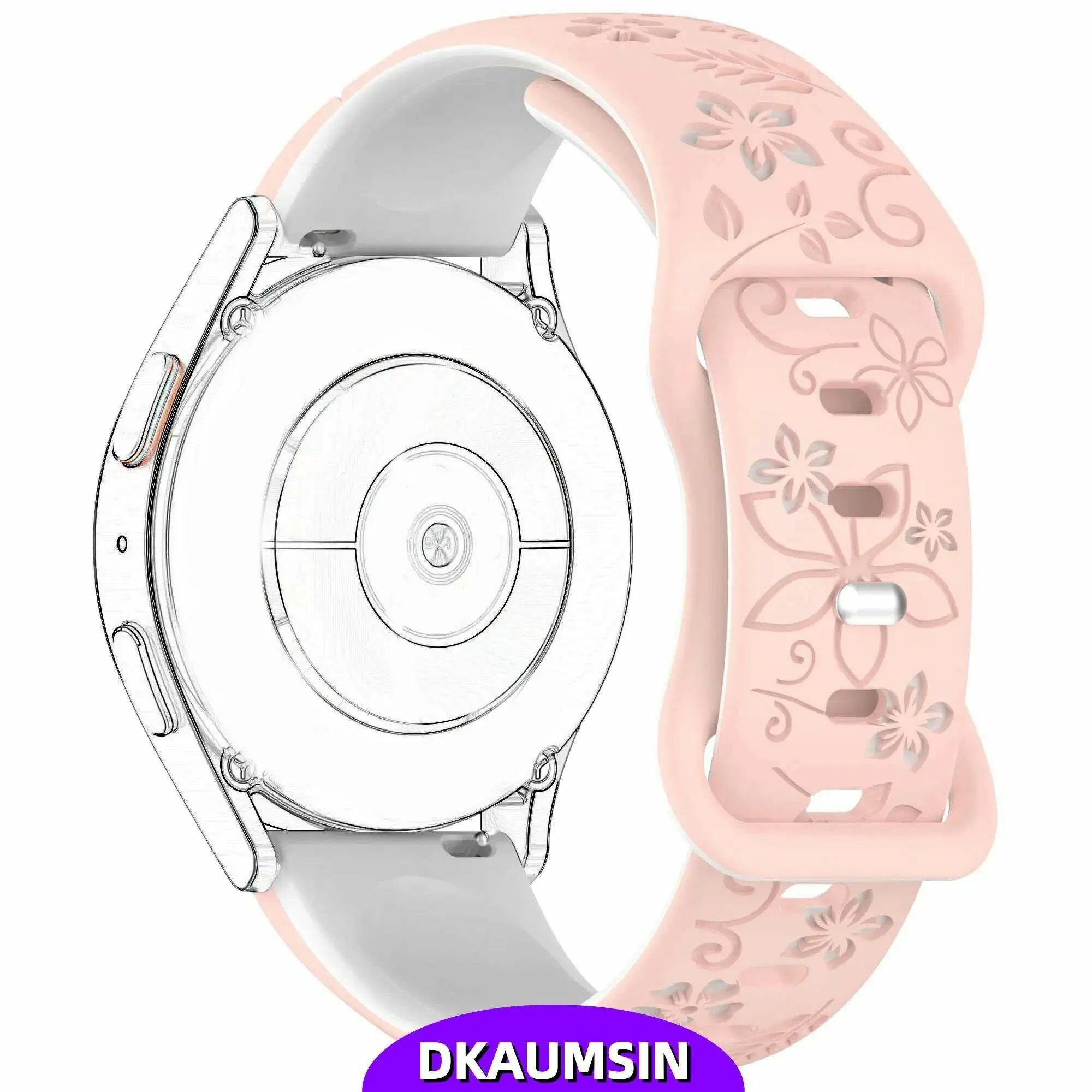 Силиконовый ремешок 18мм20мм для Huawei watch GT 5Pro 42мм/GT 6 5 4 41мм ремешок для смарт-часов Huawei watch 5 42мм/GT 3Pro 3 2 аксессуары для часов спортивный ремешок мягкий и дышащий-yl