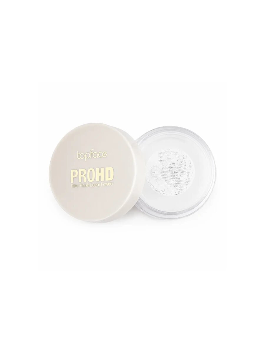 Пудра Topface ProHD Filter Finish Loose Powder, Рассыпчатая пудра для лица, 001 Frosted Sugar
