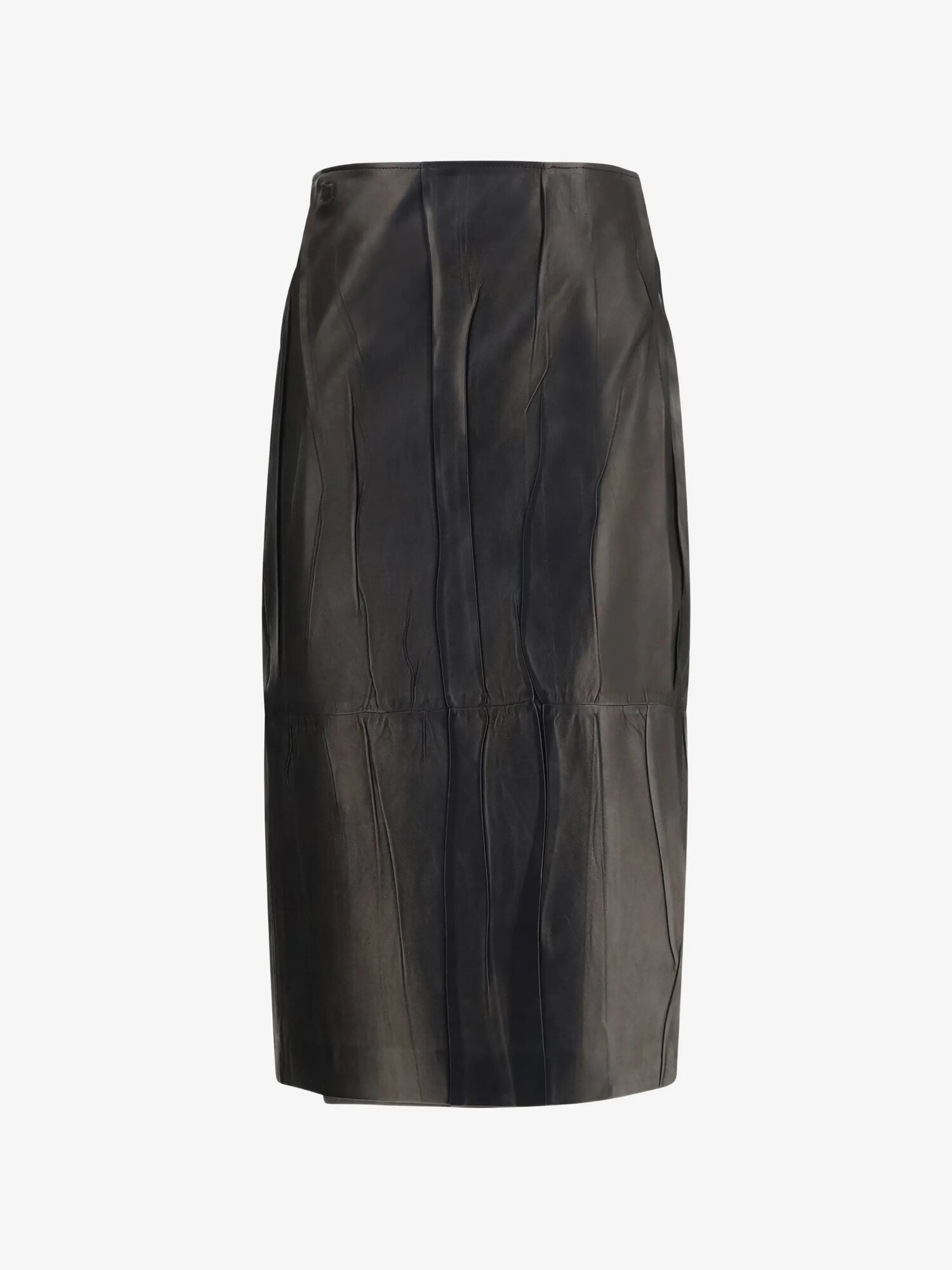 Юбка Ermanno Scervino Crinkled leather skirt