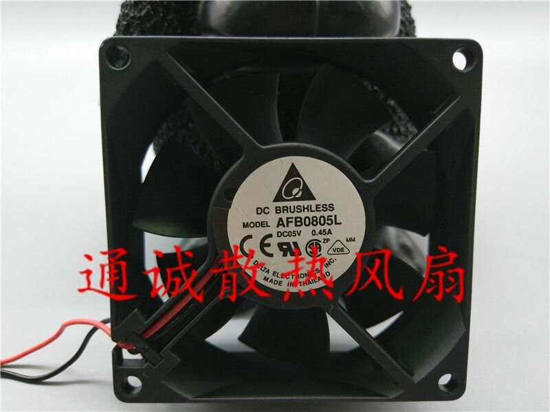 DELTA AFB0805L 5V 0.45A 8025 8 см USB шасси, сервер, вентилятор
