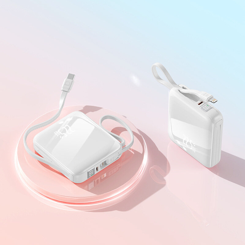 Сертифицированный по стандарту 3C сверхбыстрый внешний аккумулятор мощностью 22,5 Вт, большой емкости 20000 мАч, поставляется с кабелем, универсальный мобильный внешний аккумулятор для мобильных телефонов.
