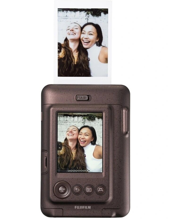 Фотоаппарат моментальной печати Fujifilm Instax Mini LiPlay, коричневый