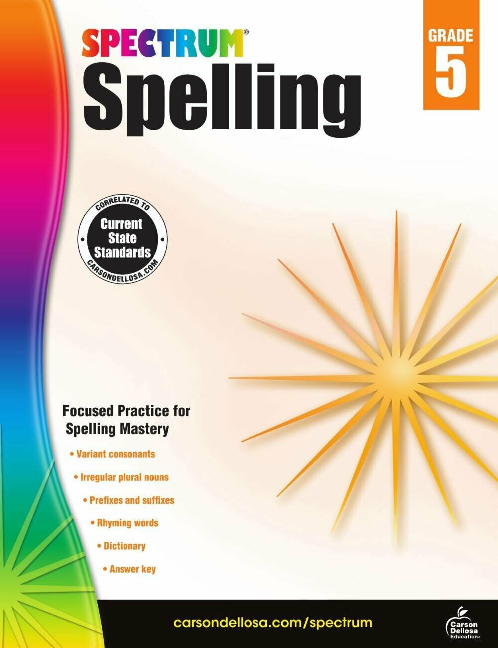 Spectrum Spelling Workbook: Grade 5 Reprinted books