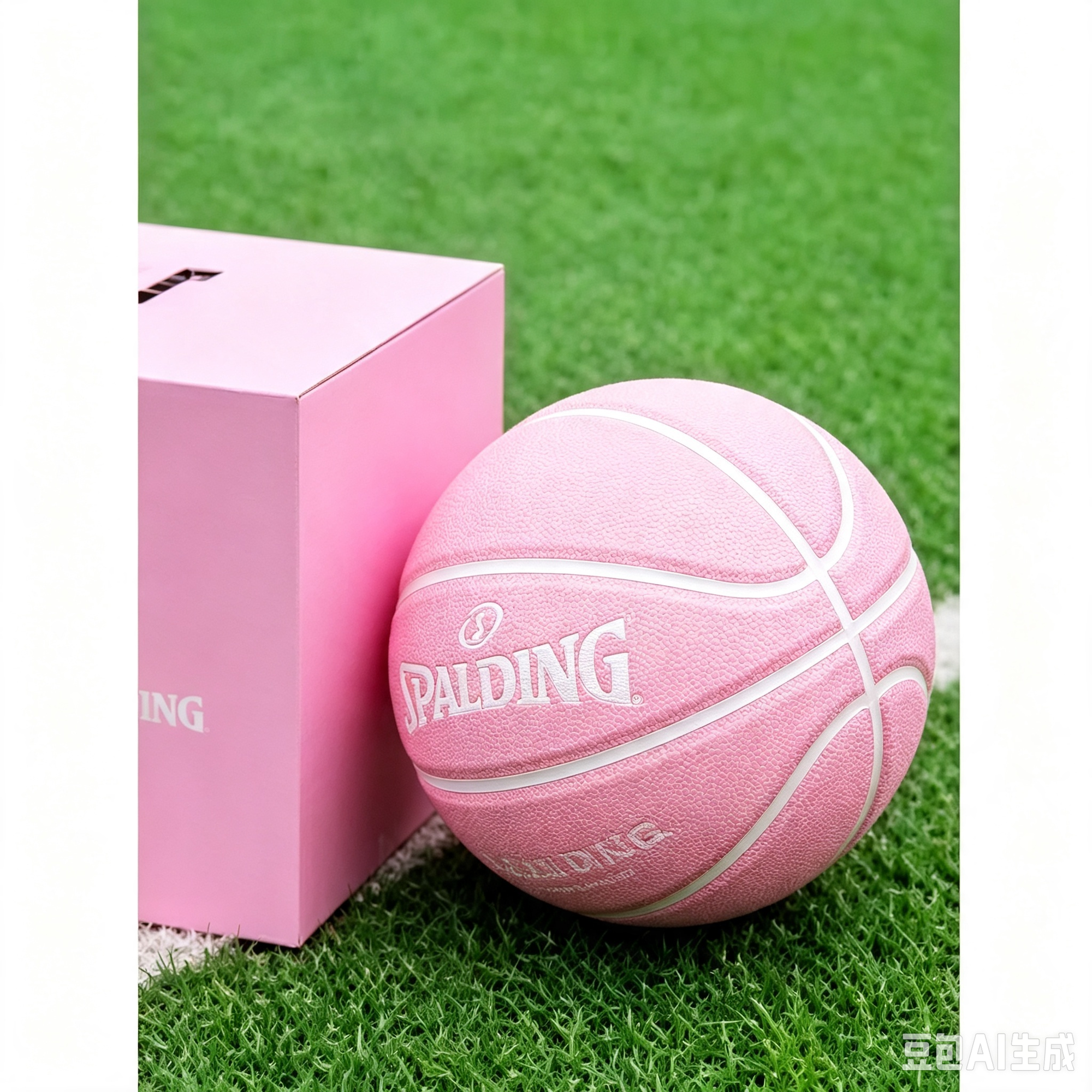 Мяч баскетбольный With gift box packaging, 6-й размер, резиновый, розовый