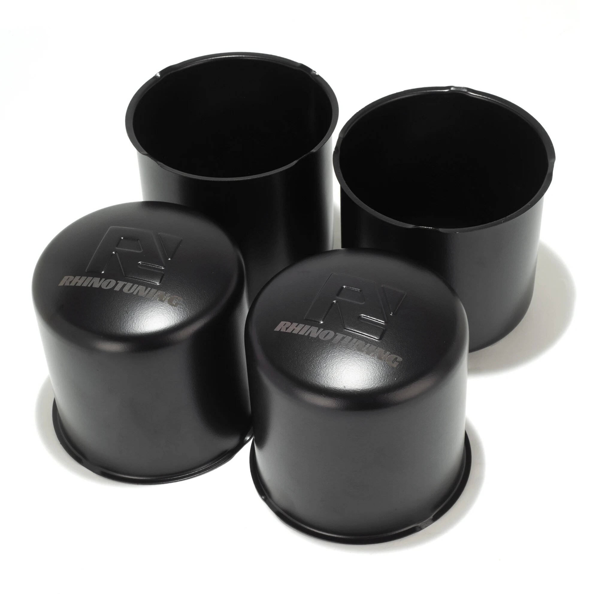 Колпаки ступицы 108 мм, 4 шт, Matte Black