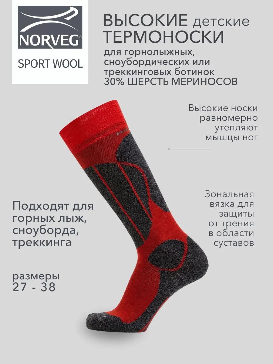 Термоноски SportWool