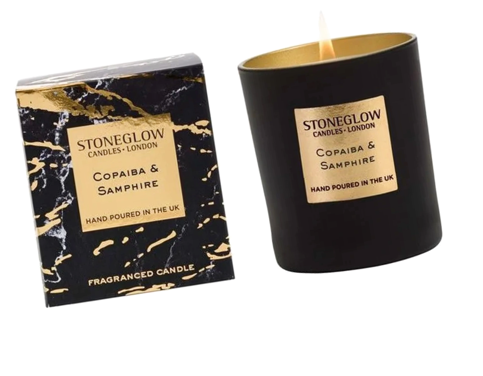 Парфюмированная свеча Стоунглоу Копайба и Самфире 220 гр / Copaiba Samphire